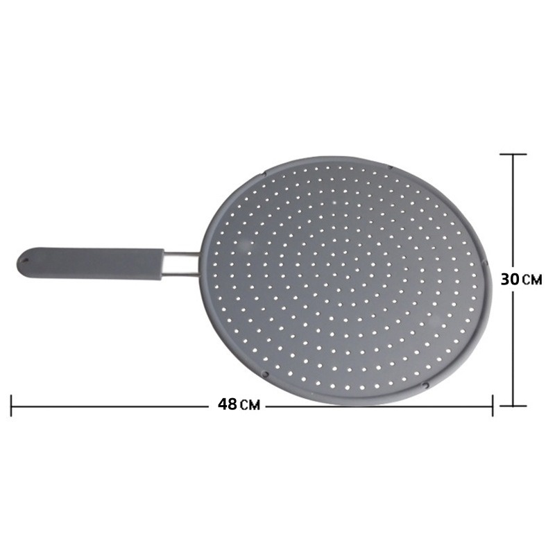 Silicone Handle Oil Filter Oil Separator Kitchen Splash Screen Heat ...