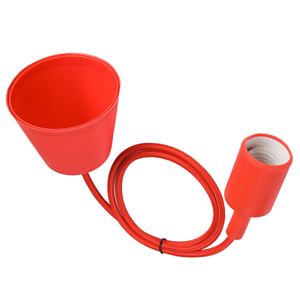 Silicone Hanging Lamp Holder with E27 Base LED Light Socket for ...