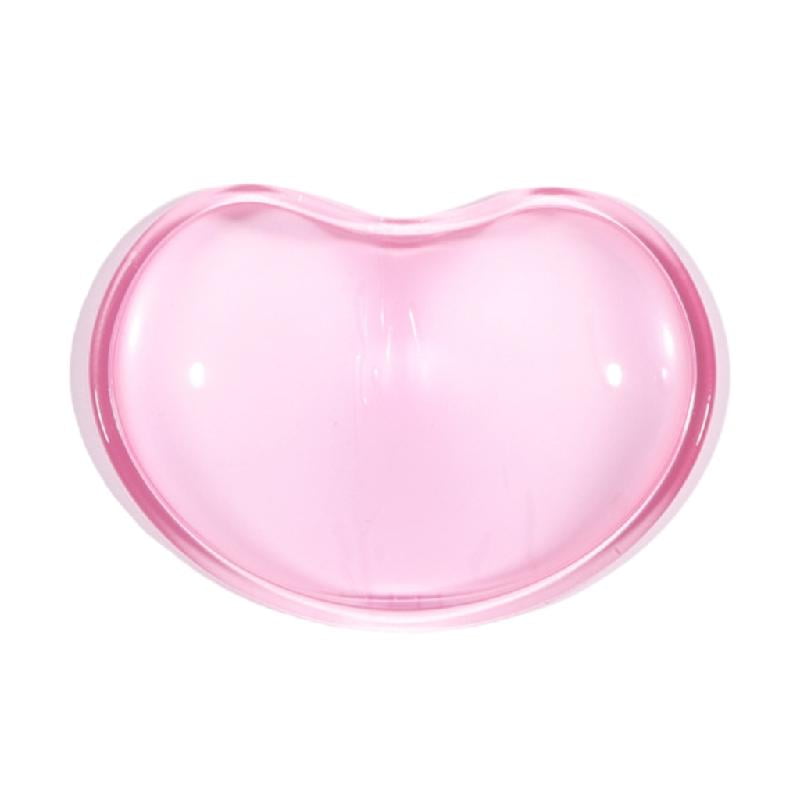 Silicone Heart-shaped Computer Mouse Wrist Pad 3D Wavy Comfort Gel ...
