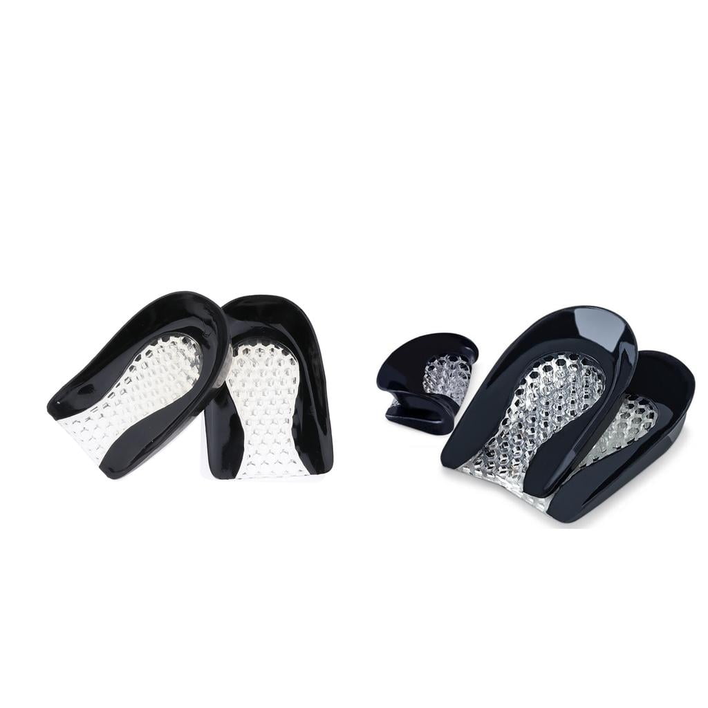 Silicone Heel Cups Shoe Inserts for Plantar Fasciitis, Sore Heel Pain ...