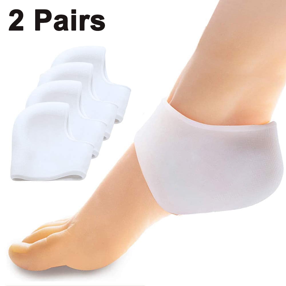 Peantoia Silicone Heel Protectors, Gel Heel Pads for Foot Shoes ...