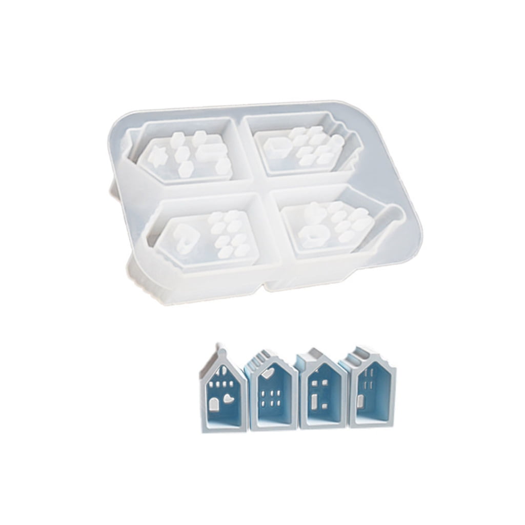 Silicone House Molds Hand-Making Small Home Moulds Creative Hand-Making ...