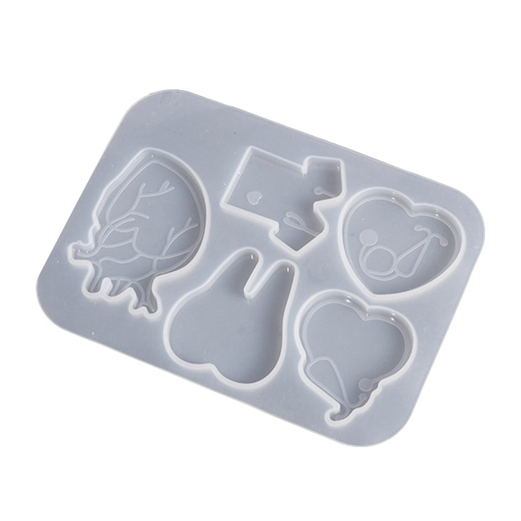 Silicone ID Card Holder Resin Mold RN Work Card Holder Molds ID Badge ...