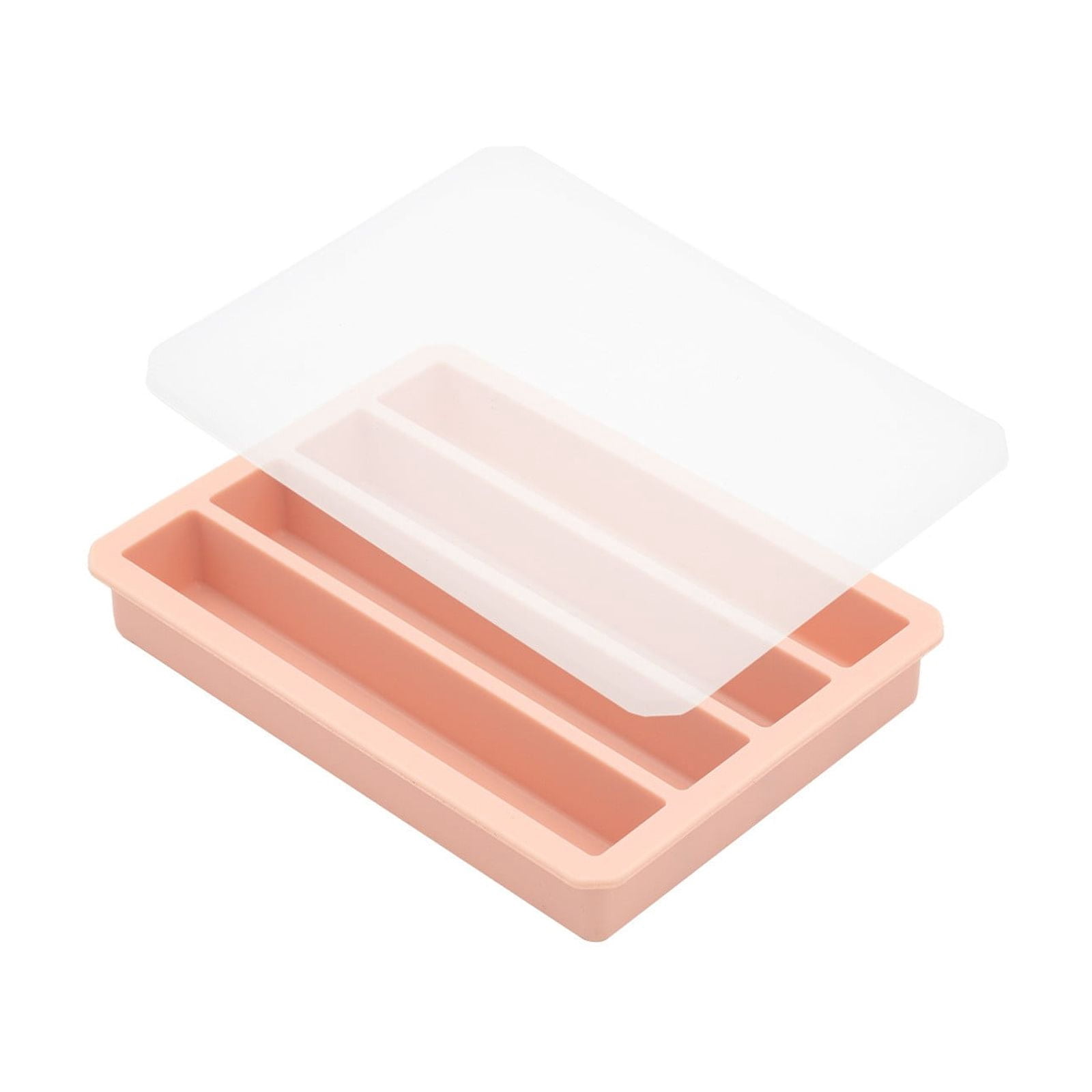 Silicone Ice Cube Trays for Water Bottles Ice Cube 4 Cavity Easy ...