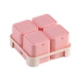 Silicone Ice Tray with 4 Ice Making Easy To Release Household ...
