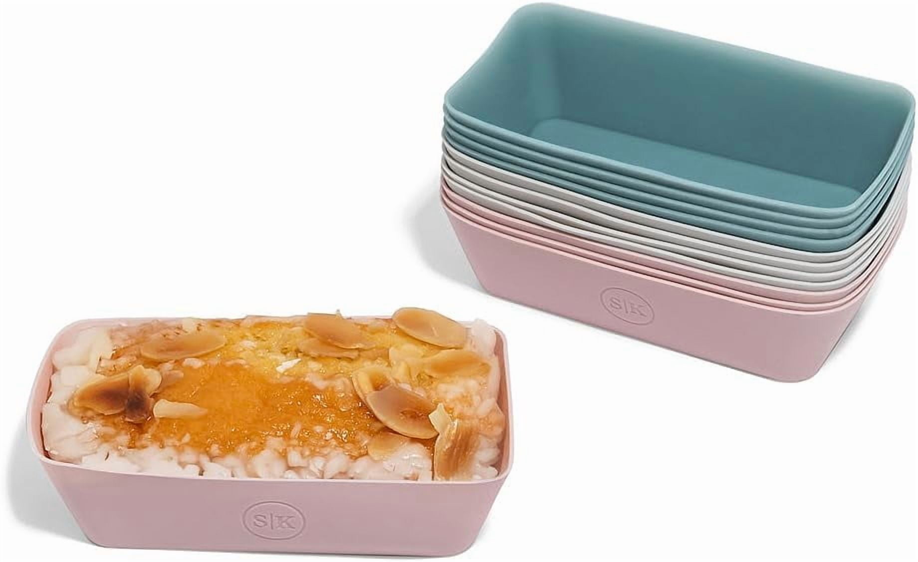Silicone Individual Mini Loaf Pans - Reusable, Non-Toxic, BPA Free ...