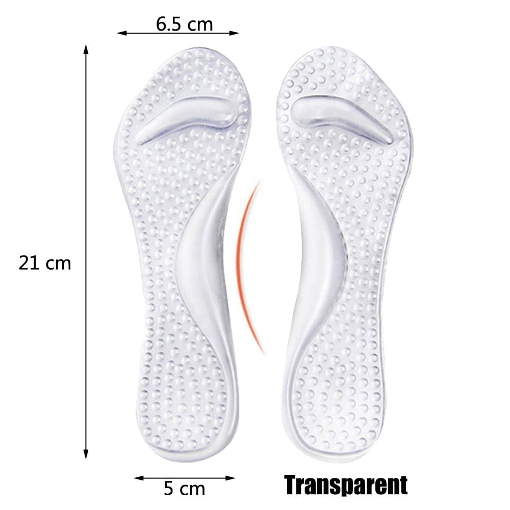 Silicone Insoles for Women Shoes Flat Feet Arch Support Orthopedic Gel ...