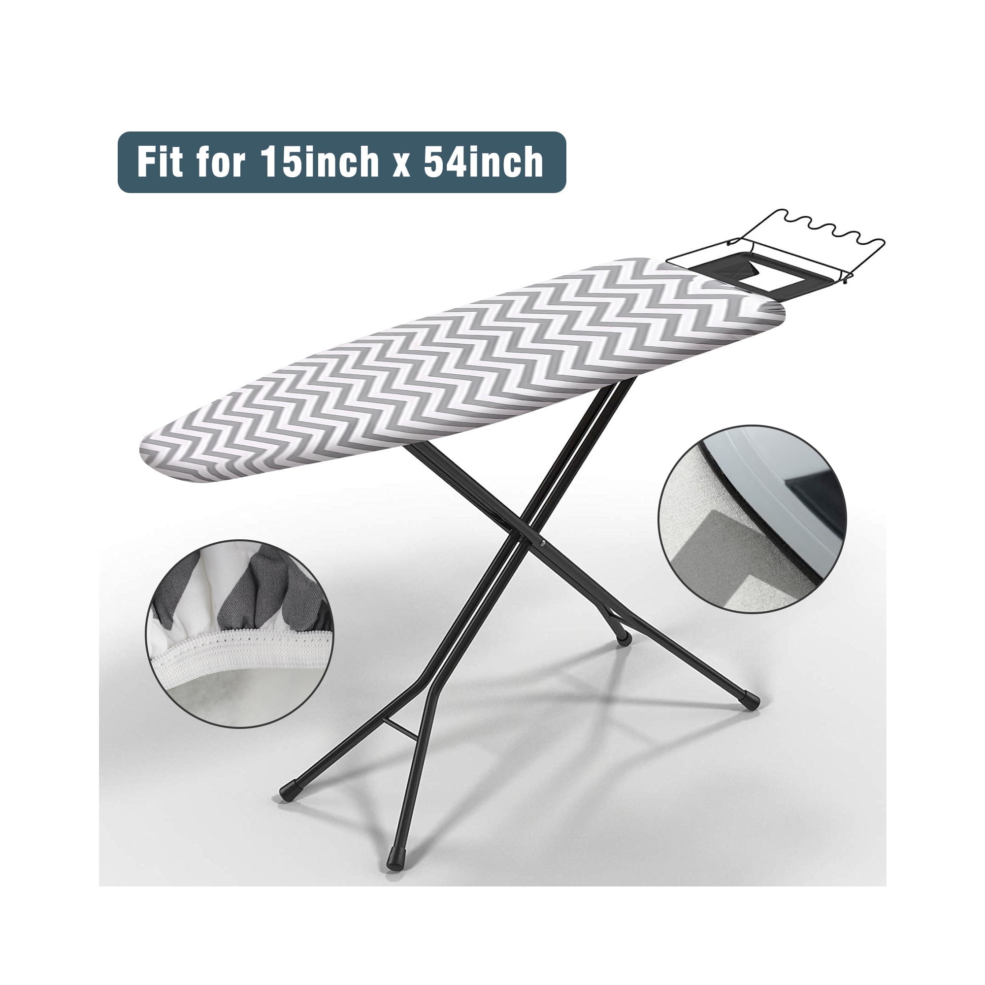 Silicone Ironing Board Cover, Thick Padding, Scorch & Stain Resistant ...