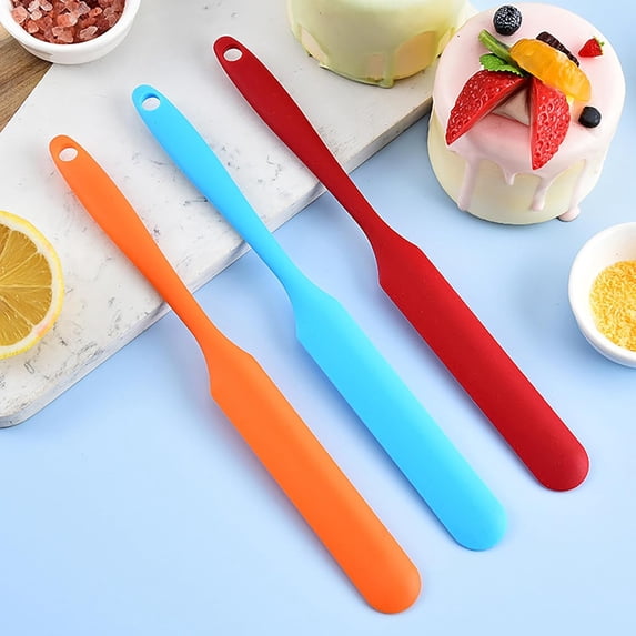 Silicone Jar Spatula, Long Handle Jar Scraper Spurtle, Sourdough ...