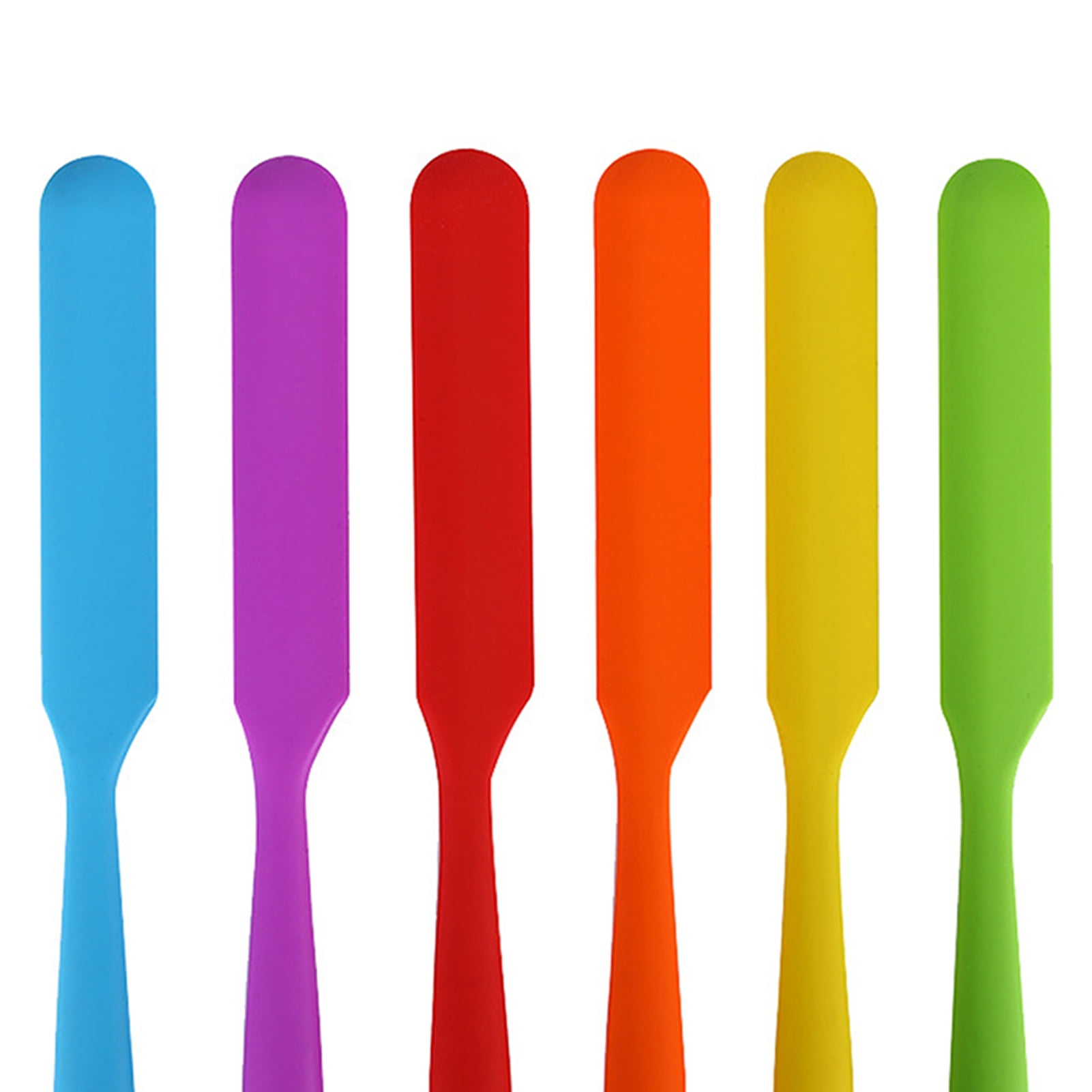 Silicone Jar Spatulas, Heat Resistant Non-Stick Rubber Scraper for Jars ...