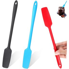Happon Silicone Spatulas, Small Rubber Spatula with Solid Stainless ...