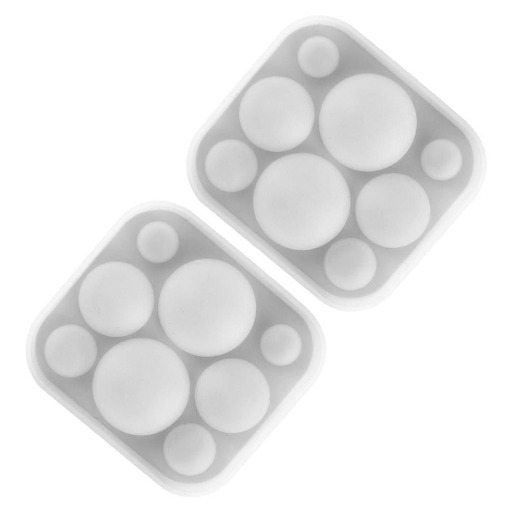 Silicone Jewelry Molds For Beads Making Craft Creation Half Circle ...