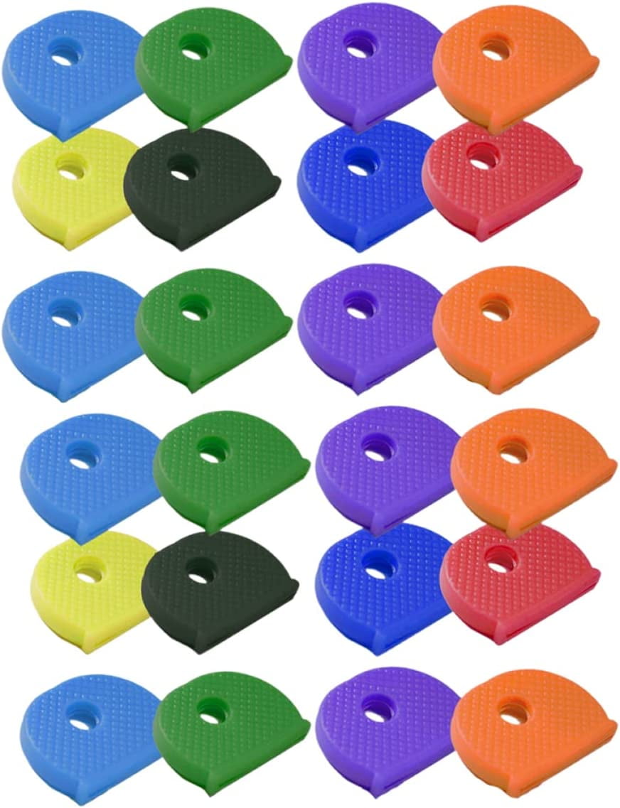 Silicone Key Cover 32 pcs Flexible Colored Covers PVC Car Caps for ...
