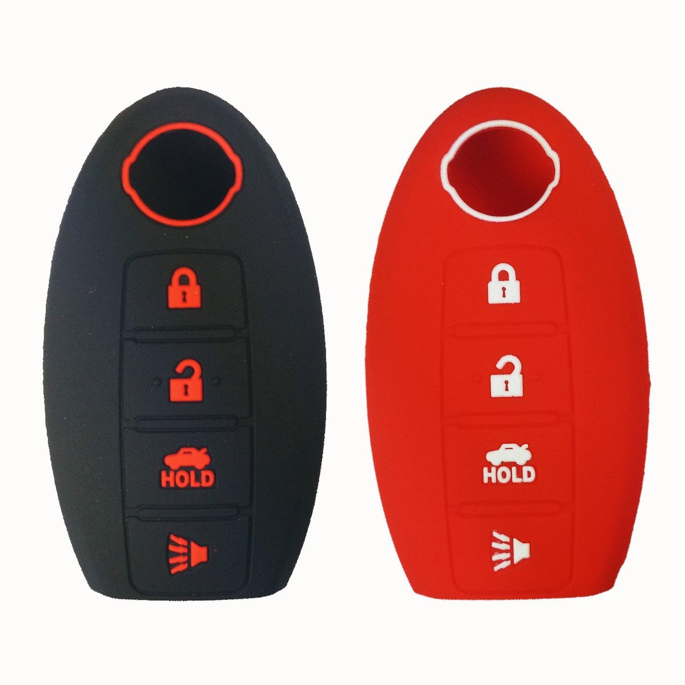 Silicone Key Fob Cover Set for Nissan Vehicles - Smart Remote ...