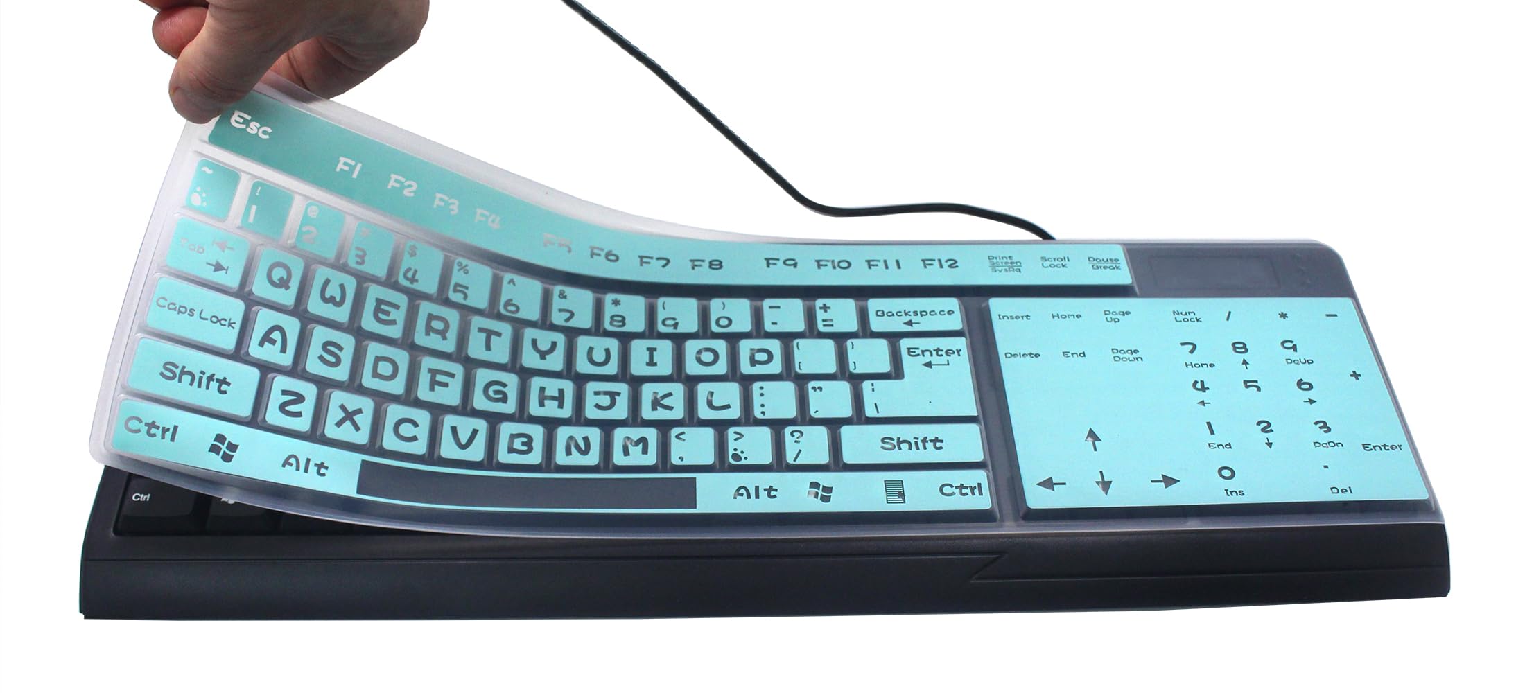 Silicone Keyboard Cover Skin Protector for Standard Size Computer ...