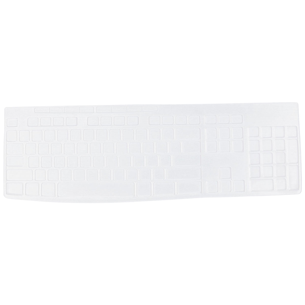 Clear Silicone Keyboard Cover Thin Film Protector Compatible with MK270 ...