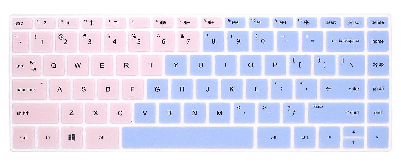 Silicone Keyboard Cover for HP 14" Pavilion X360 14M-BA 14M-CD 14M-DH ...