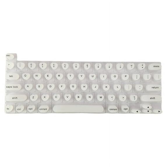 Silicone Keyboard Film Protective Cover Portable Long Nails Typing ...