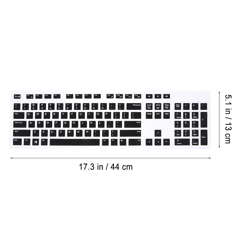 Silicone Keyboard Skins Keyboard Protector For Laptop Desktop Computer Keyboard Clear Keyboard