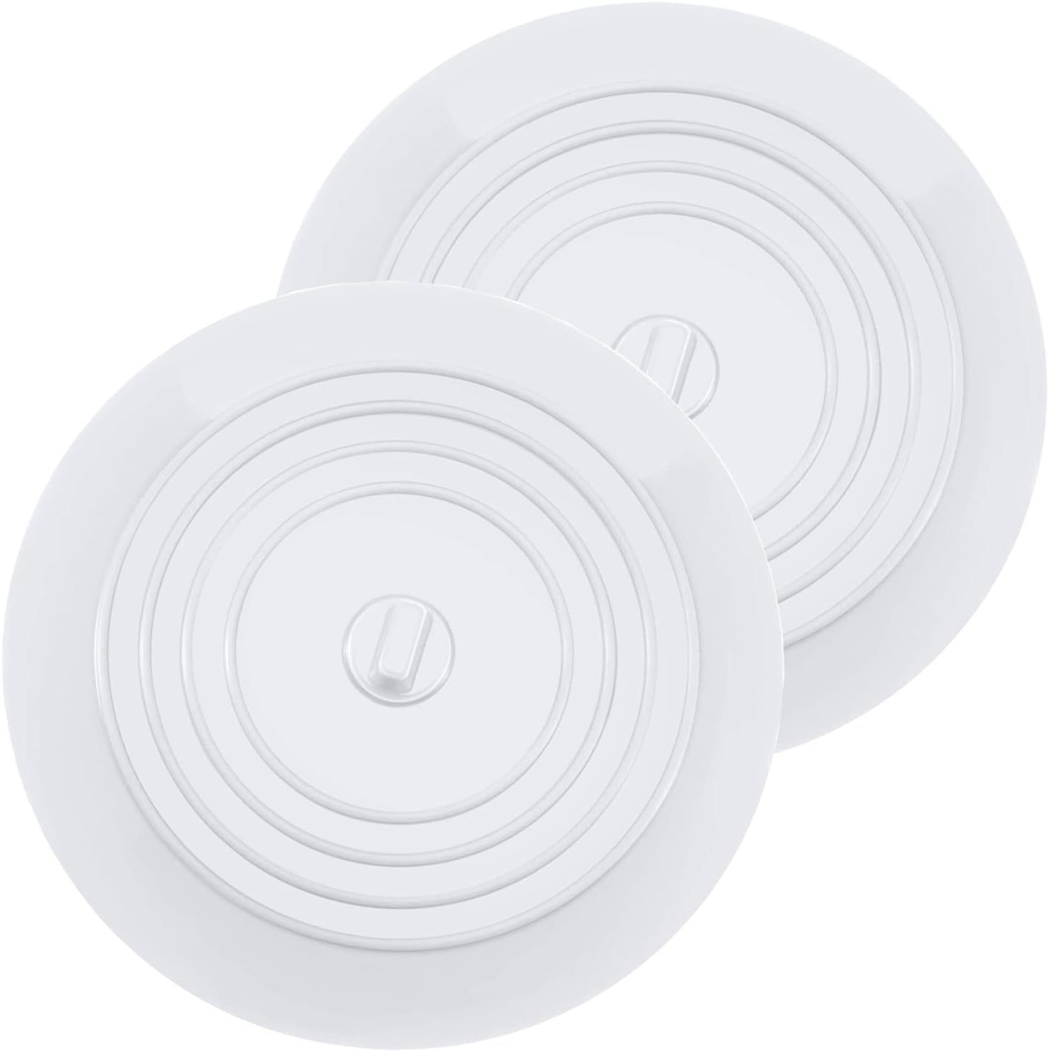 Silicone Kitchen Bathroom Bath Tub Drain Cover, Leak-Proof Bath Stopper ...