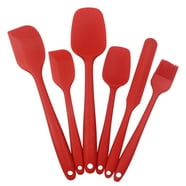 KSEDANLO Silicone Cooking Utensils Set, Long Silicone Spatula Ladle and ...