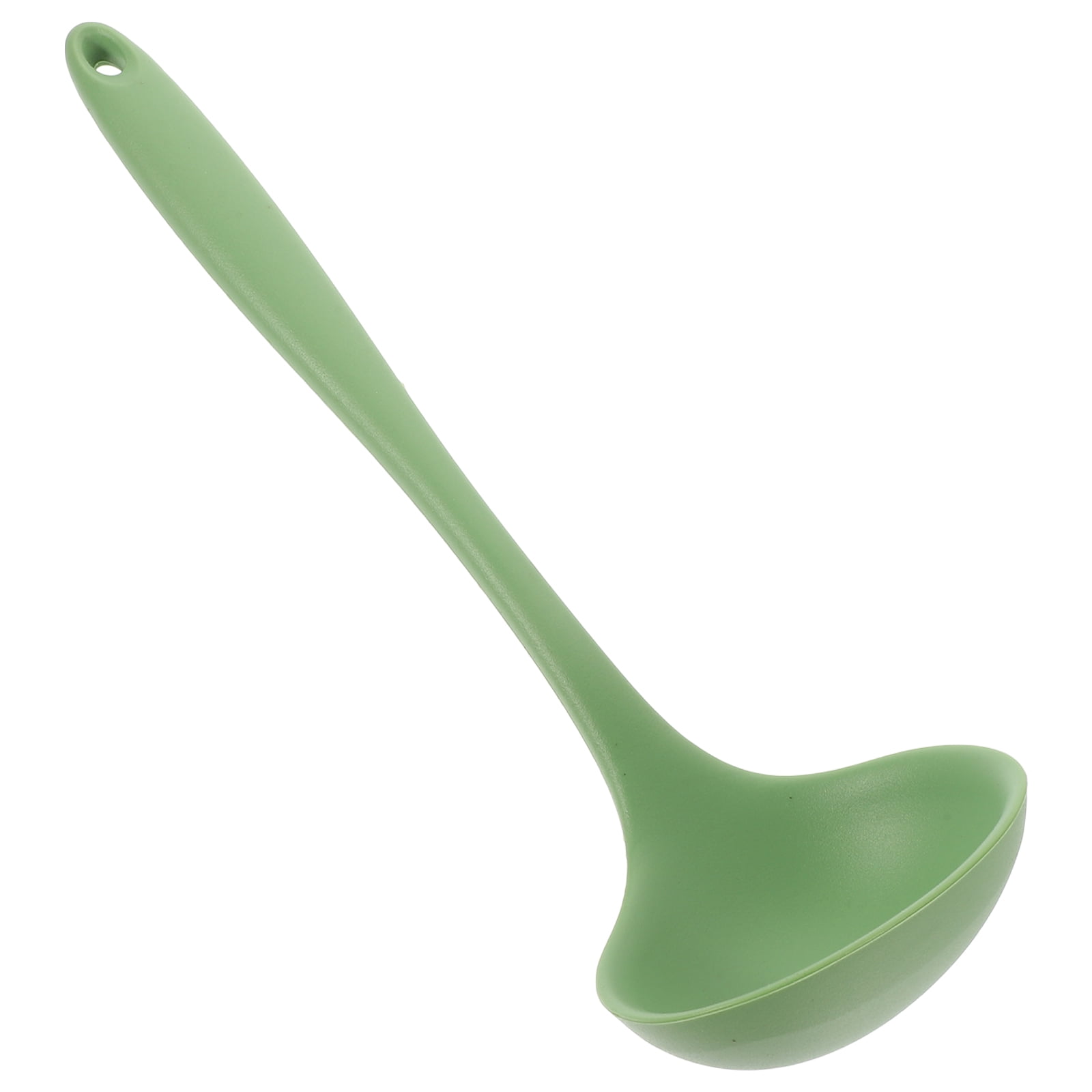 Silicone Kitchen Spoon (avocado Green) Ladle Spoons Cooking Utensils ...