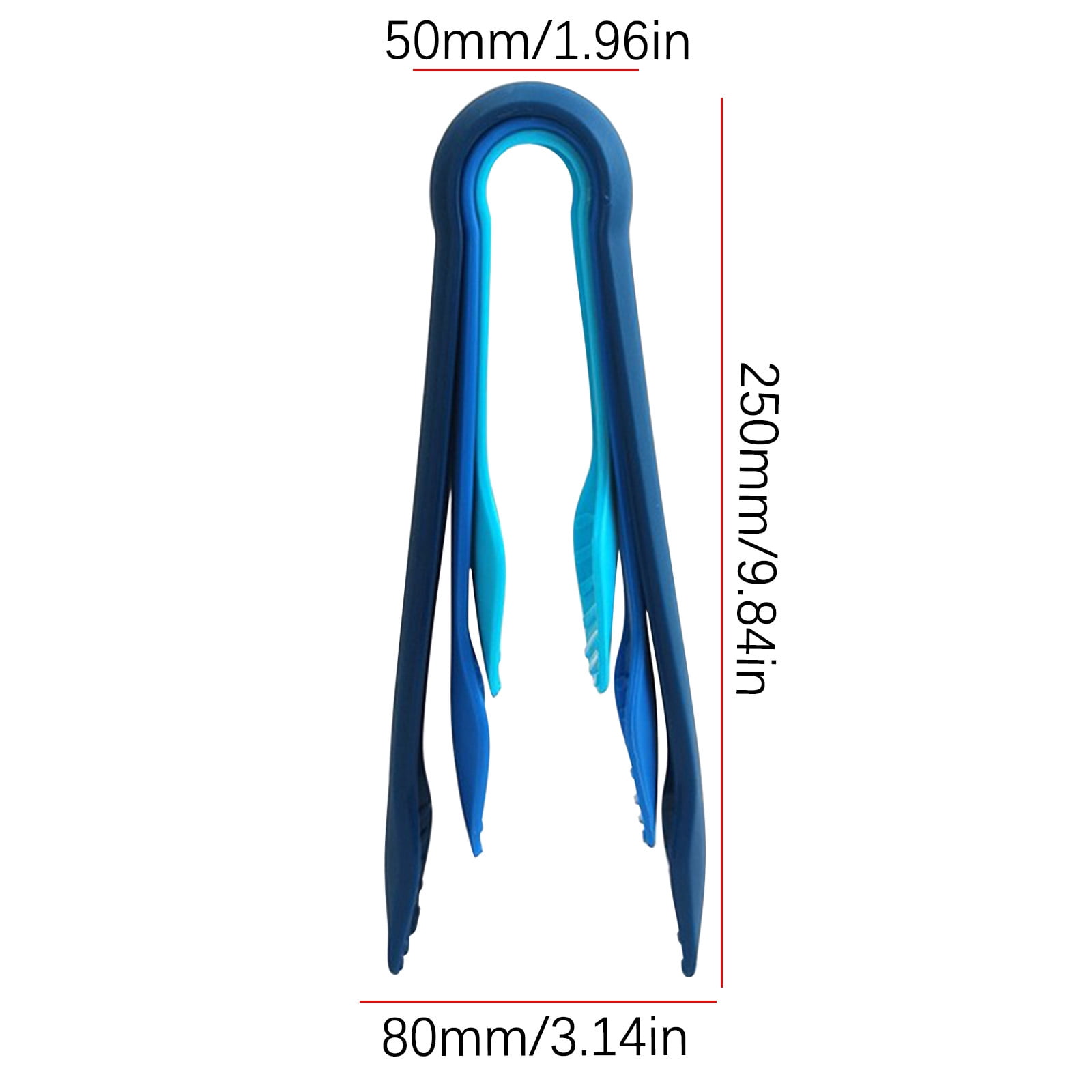 Silicone Kitchen Tongs Set, Cooking Tongs with Silicone Tips and ...