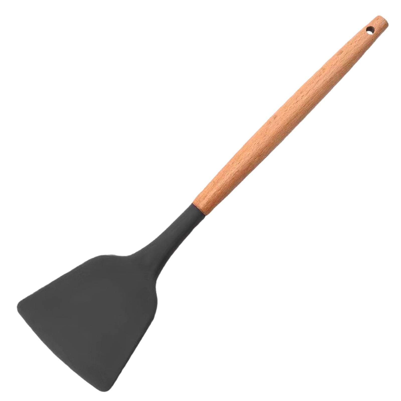 Silicone Kitchen Utensils with Wooden Handle - High Temperature ...