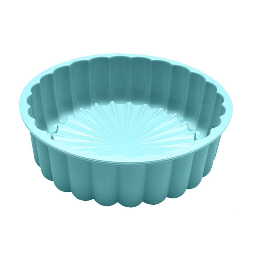 Silicone Large Cake Mold, flower-shaped Round nonstick Baking pan ...