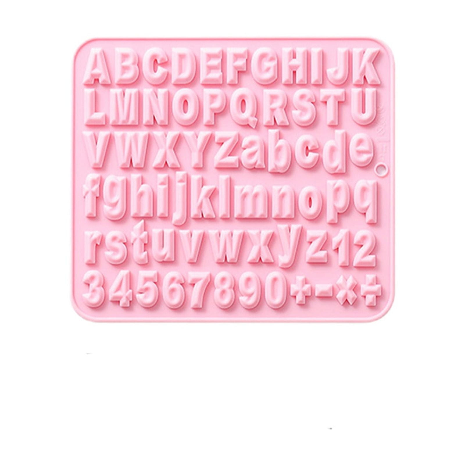 Silicone Letter Molds,3D Alphabet Letters Shape Silicone Cake Mold ...