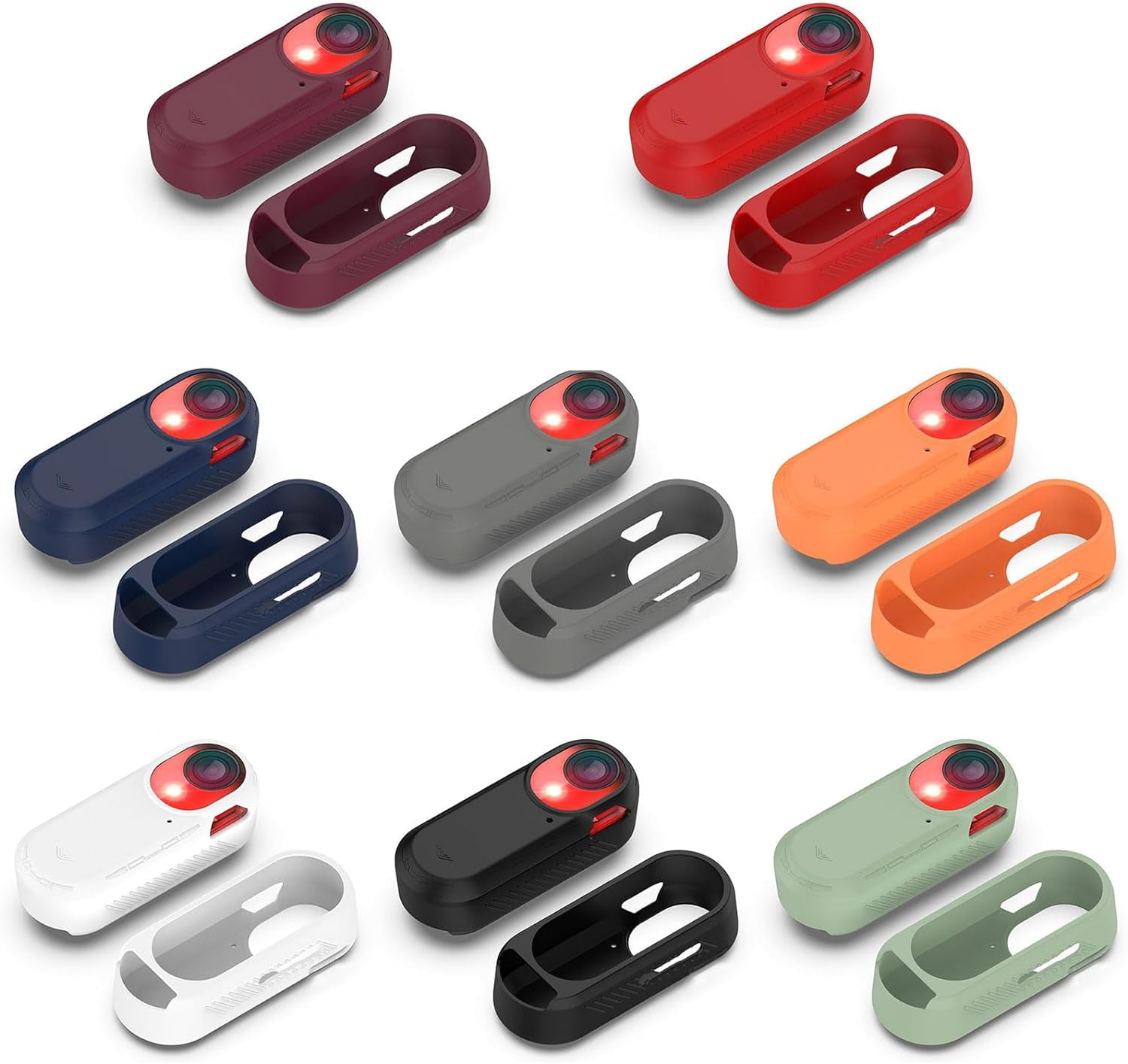 Silicone Light Protect Sleeve Bike Light Cover for Varia RCT715 (Red ...