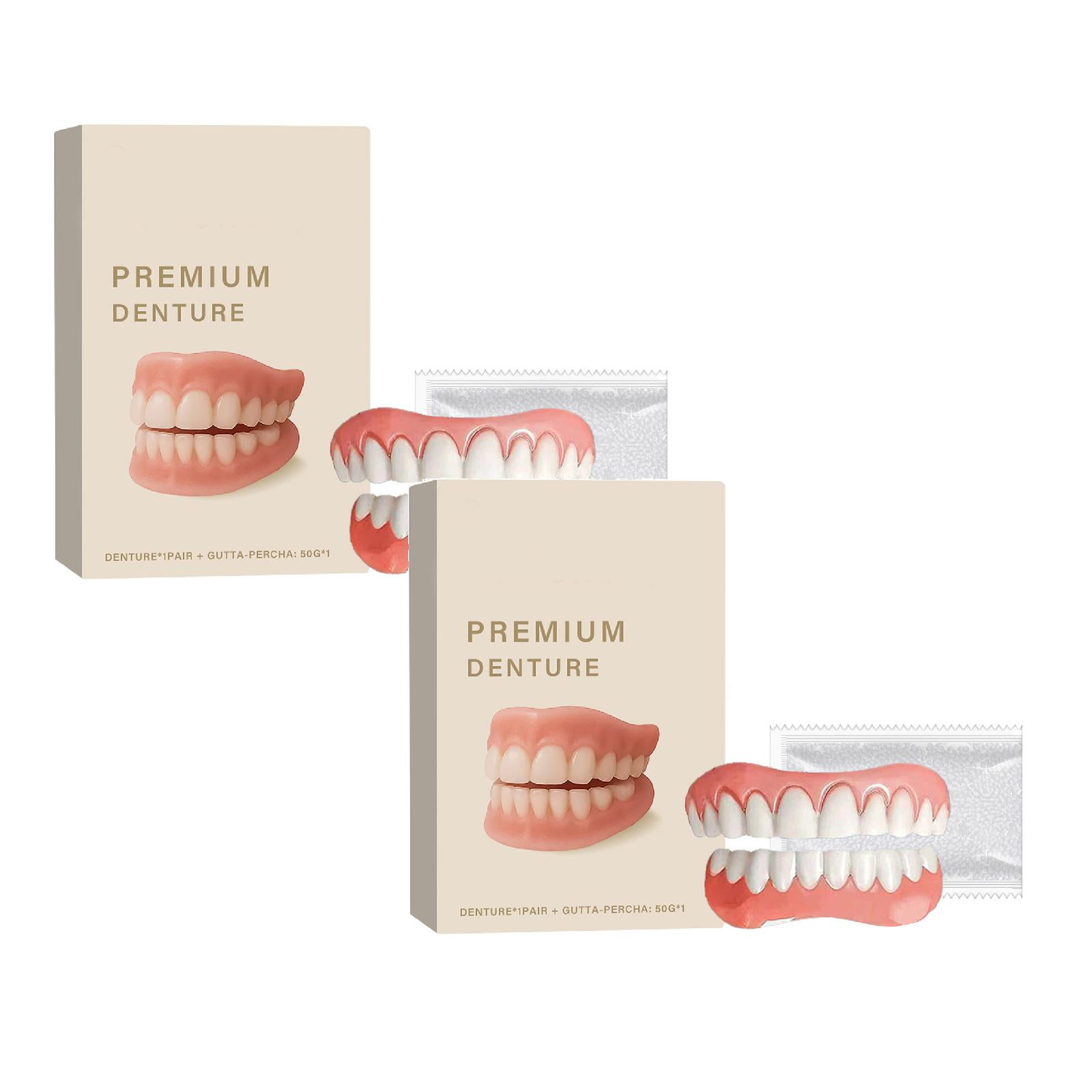 Silicone Lining Denture Kit: Premium Fit for Full Mouth, Supports Upper ...