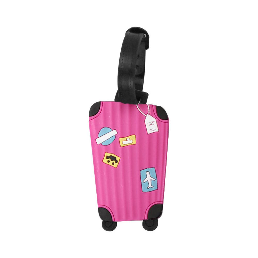 Silicone Luggage Tag Travel Trolley Case Identification Label Pattern ...