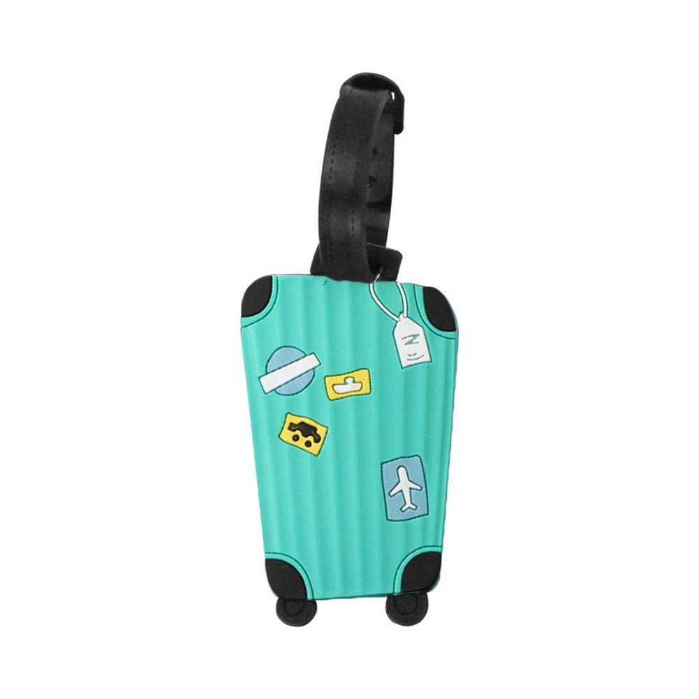 Silicone Luggage Tag Travel Trolley Case Identification Label Pattern ...