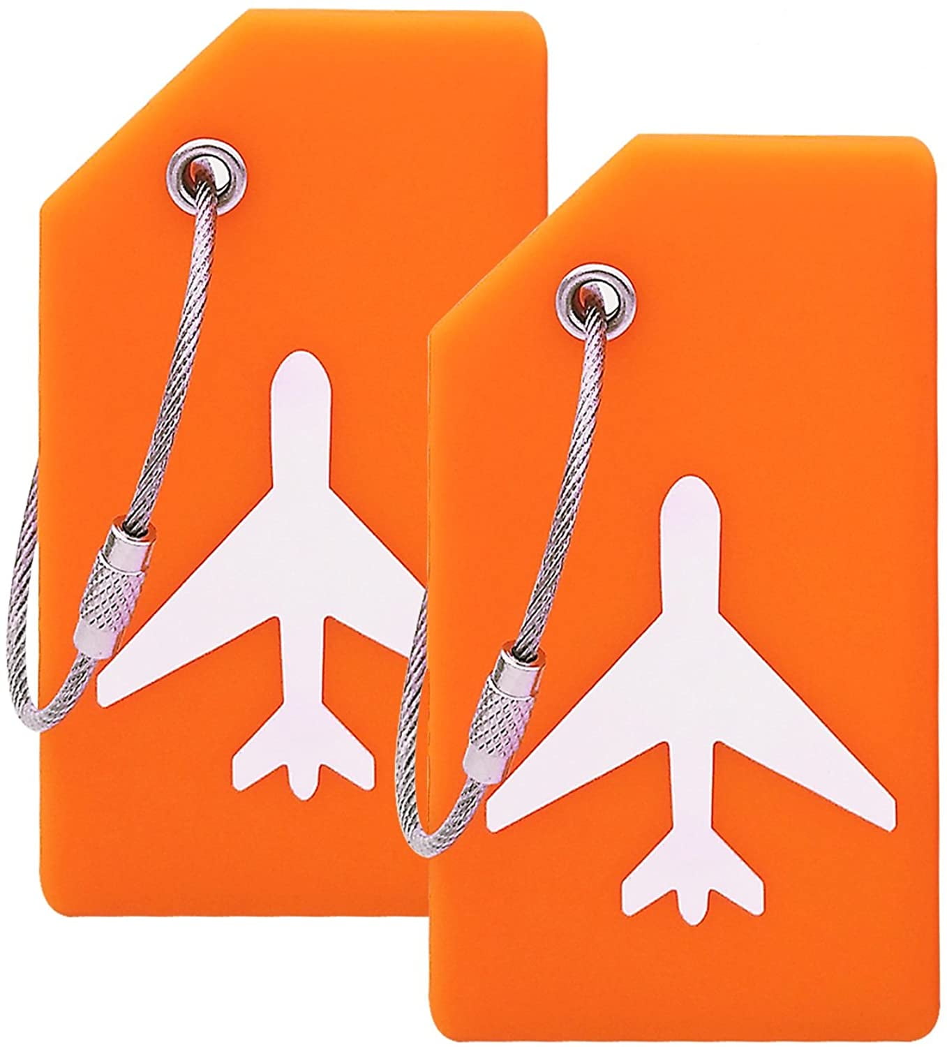 Silicone Luggage Tag with Name ID Card Perfect to Quickly Spot Luggage ...