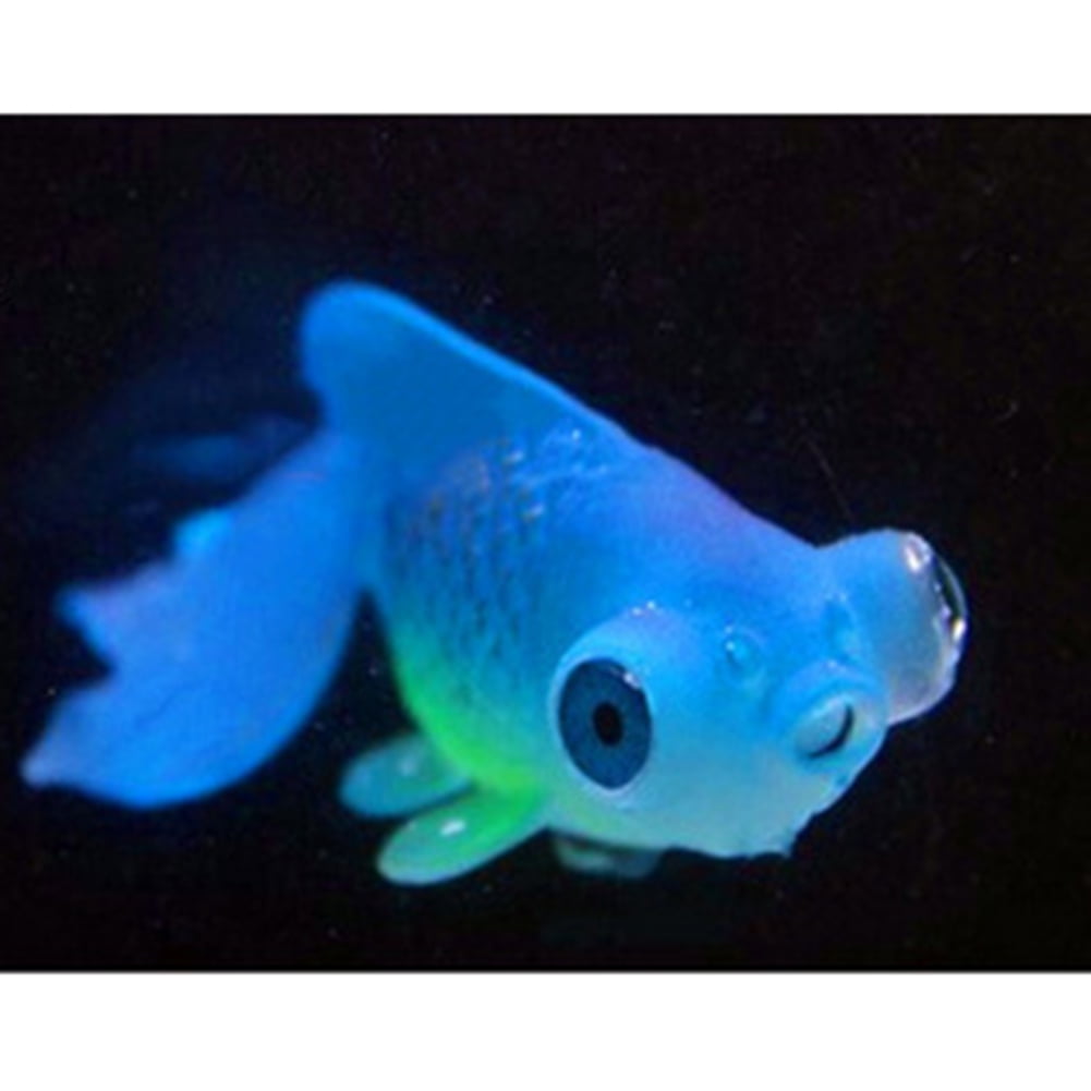 Silicone Luminous Simulation Goldfish Model Fish Tank Landscaping ...