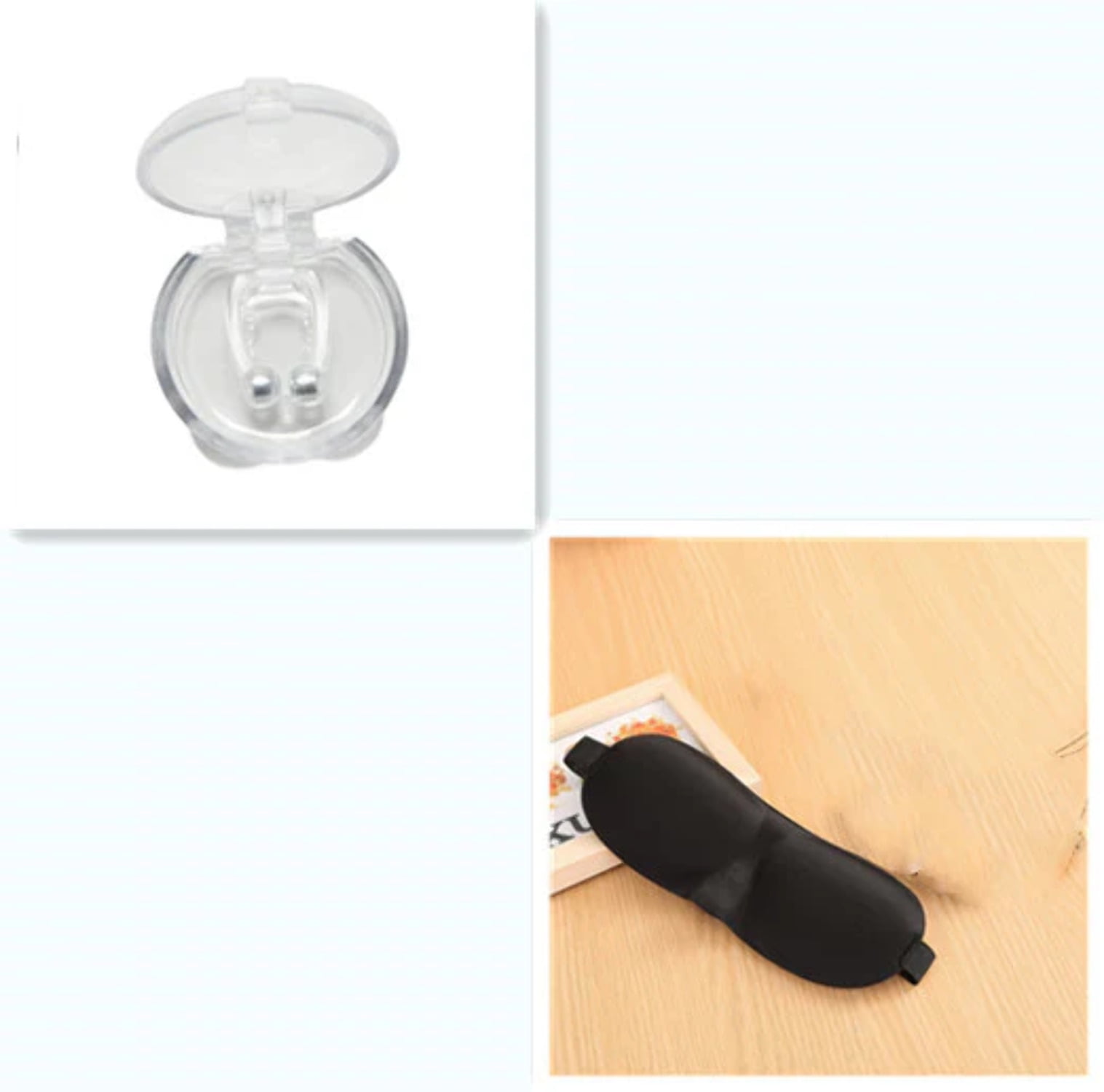 Silicone Magnetic Anti Snore Stop Snoring Nose Clip Sleep Tray Sleeping ...