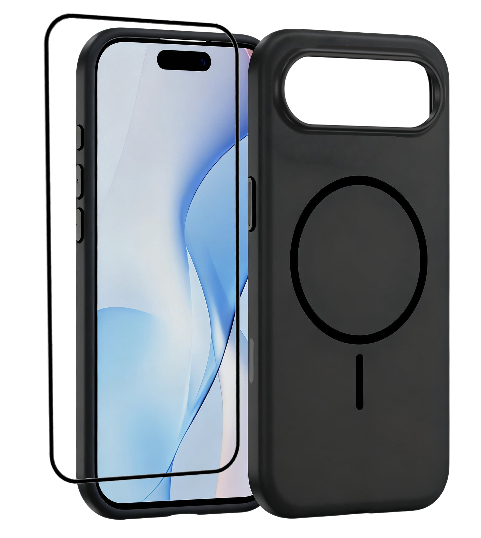 Silicone Magnetic Case for iPhone 17 Air,Shockproof Slim Cover Full ...