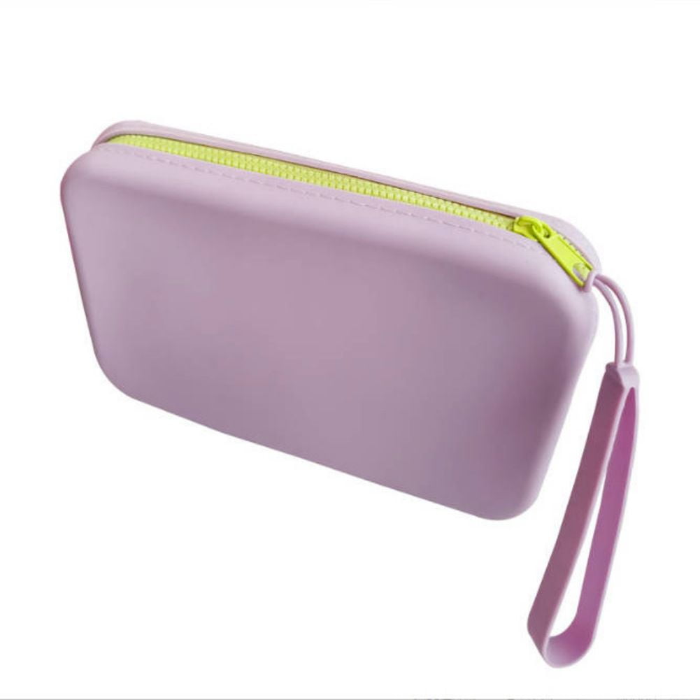 Silicone Makeup Brush Holder Silicone Cosmetic Bag Large Capacity ...