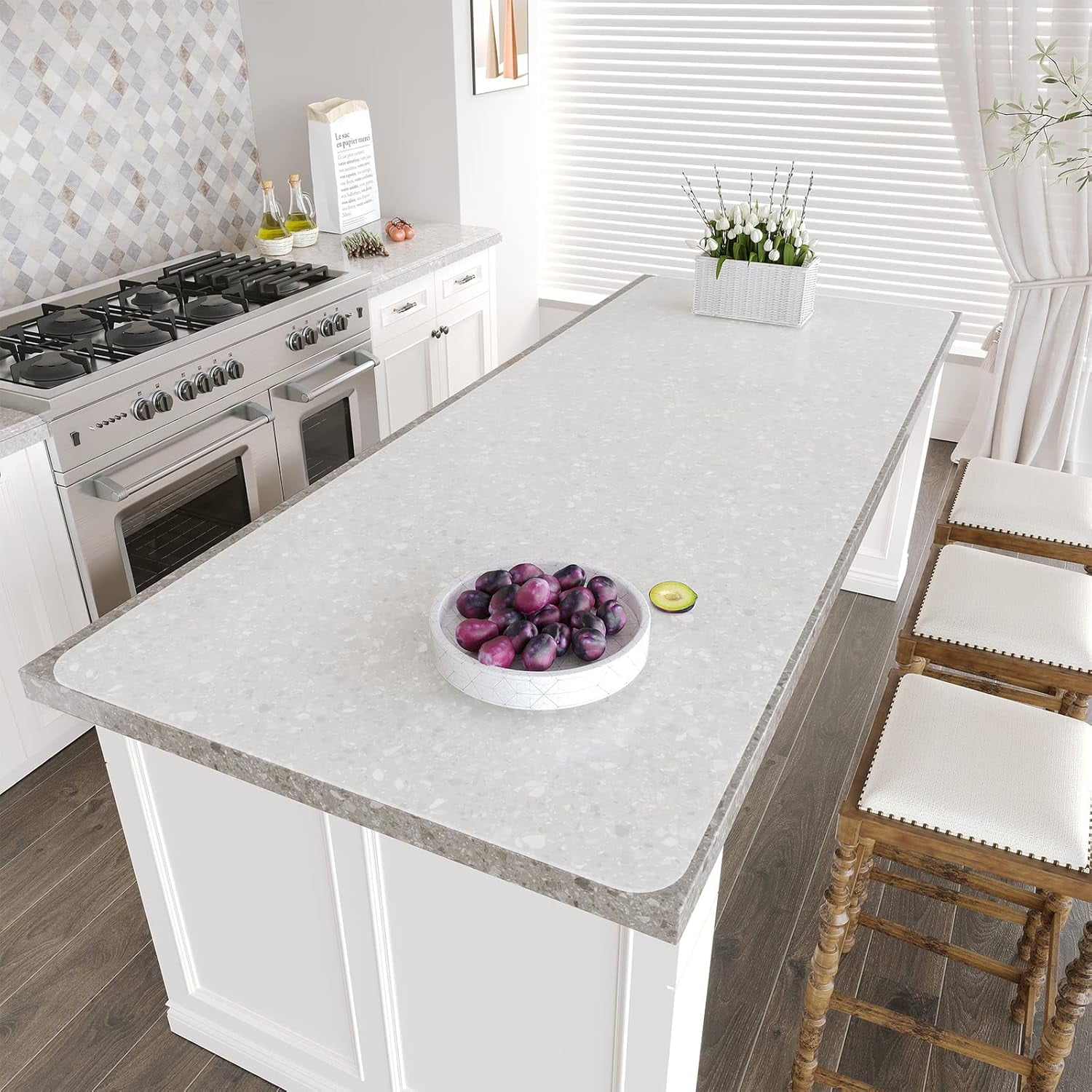 Silicone Mat,78.7”x 23.6” Heat Resistant Mats for Countertop,Extra ...