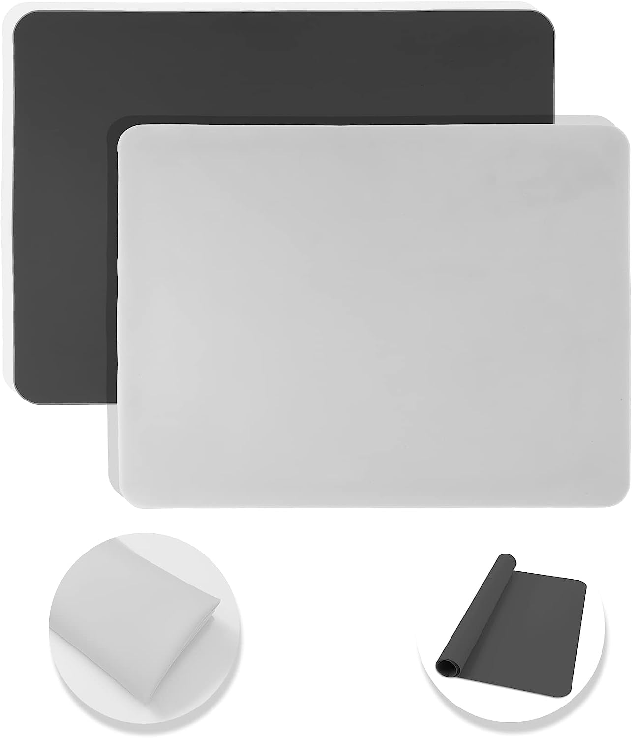Silicone Mats for Crafts 2 Pack Large Silicone Craft Mat Nonstick ...