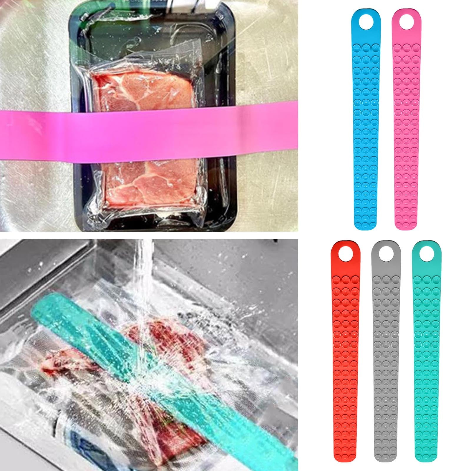 Silicone Meat Thawing Belt For Frozen Meat, Dishwasher Safe, Meat ...