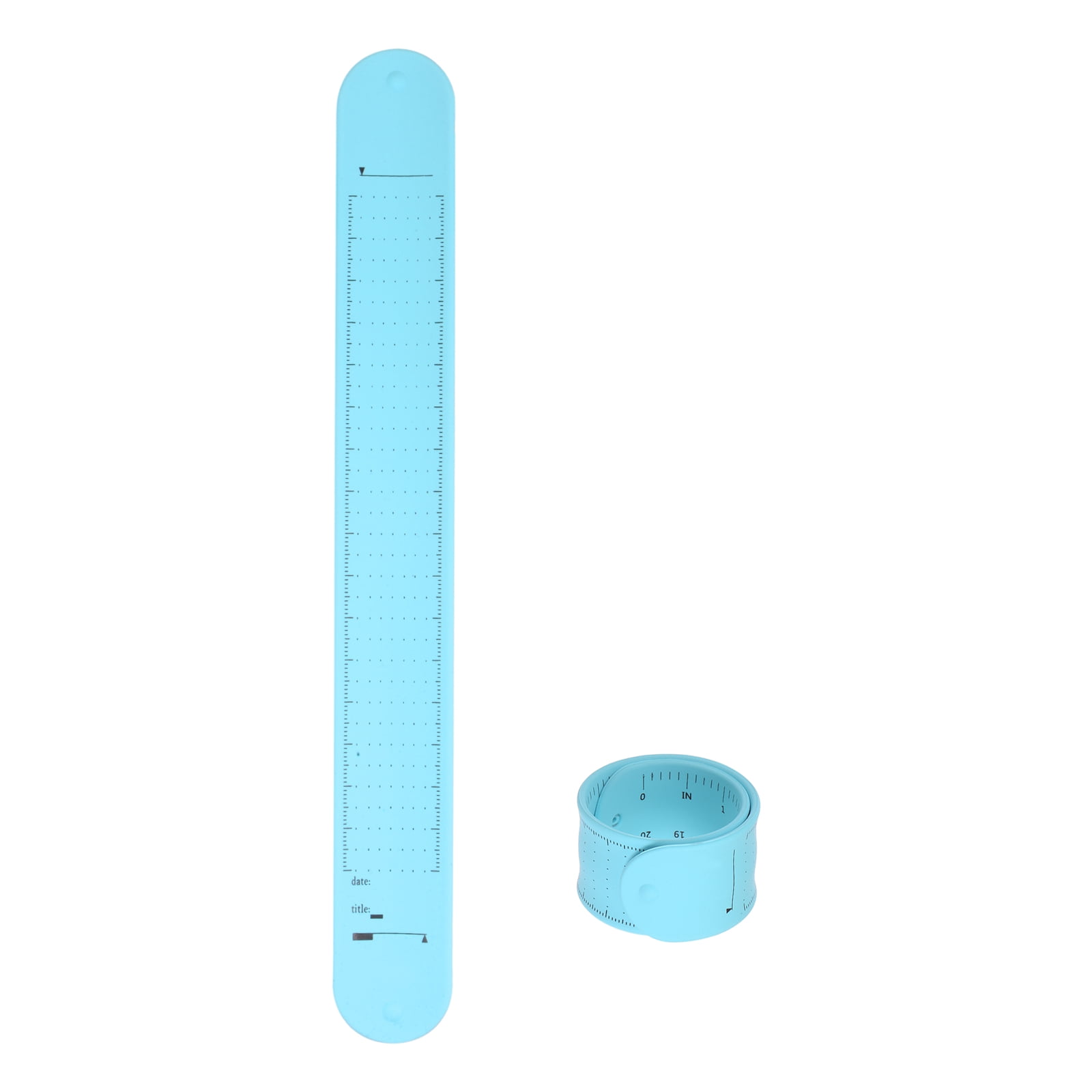 Silicone Memo Wrist Band 20cm 8 Inch Measure 238mm x 29mm Point Line ...