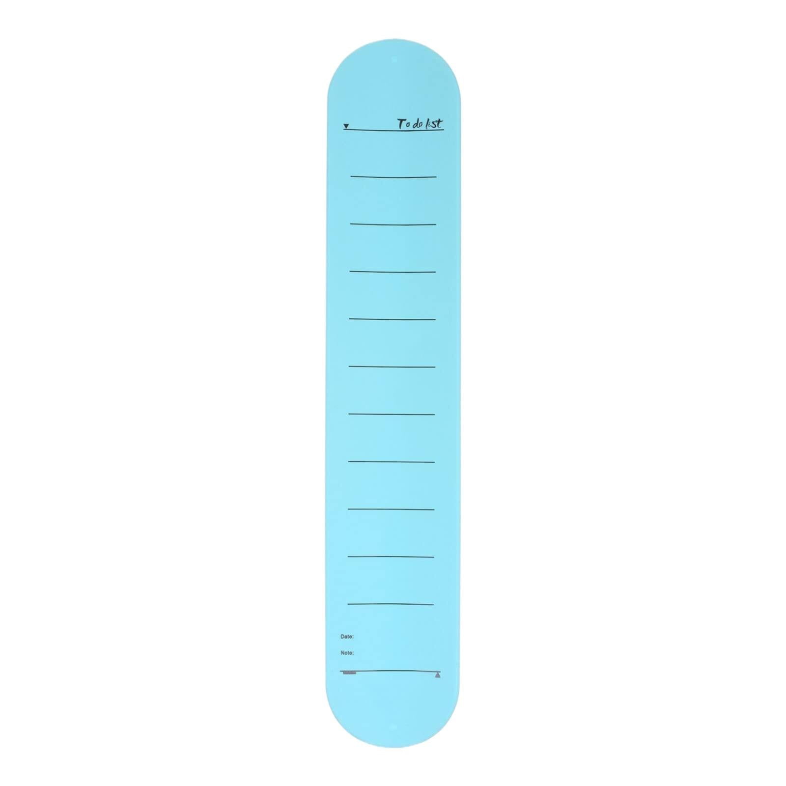 Silicone Memo Wrist Band Measure Ruler Reusable Slap Bracelets Writable ...