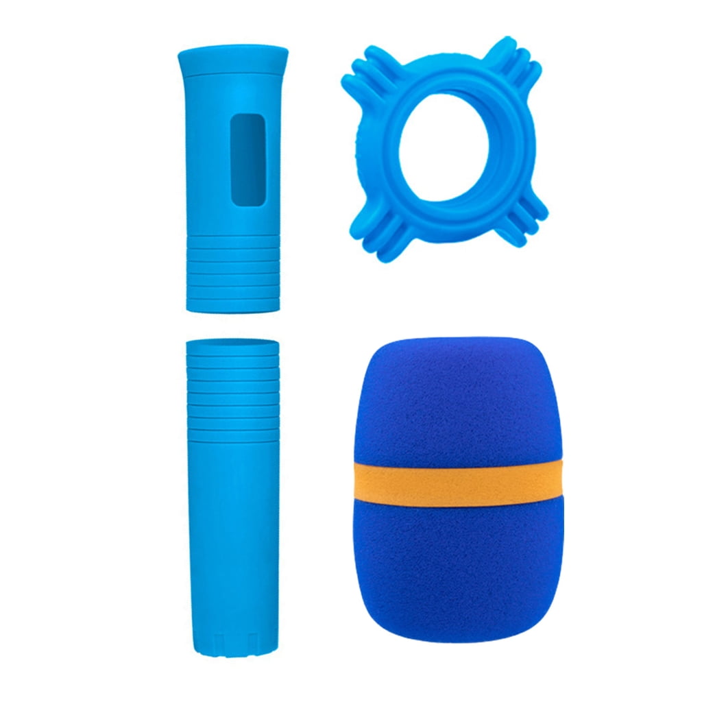 Silicone Mic Protectors with Mic Foam Filter and Grip Support Antiroll ...
