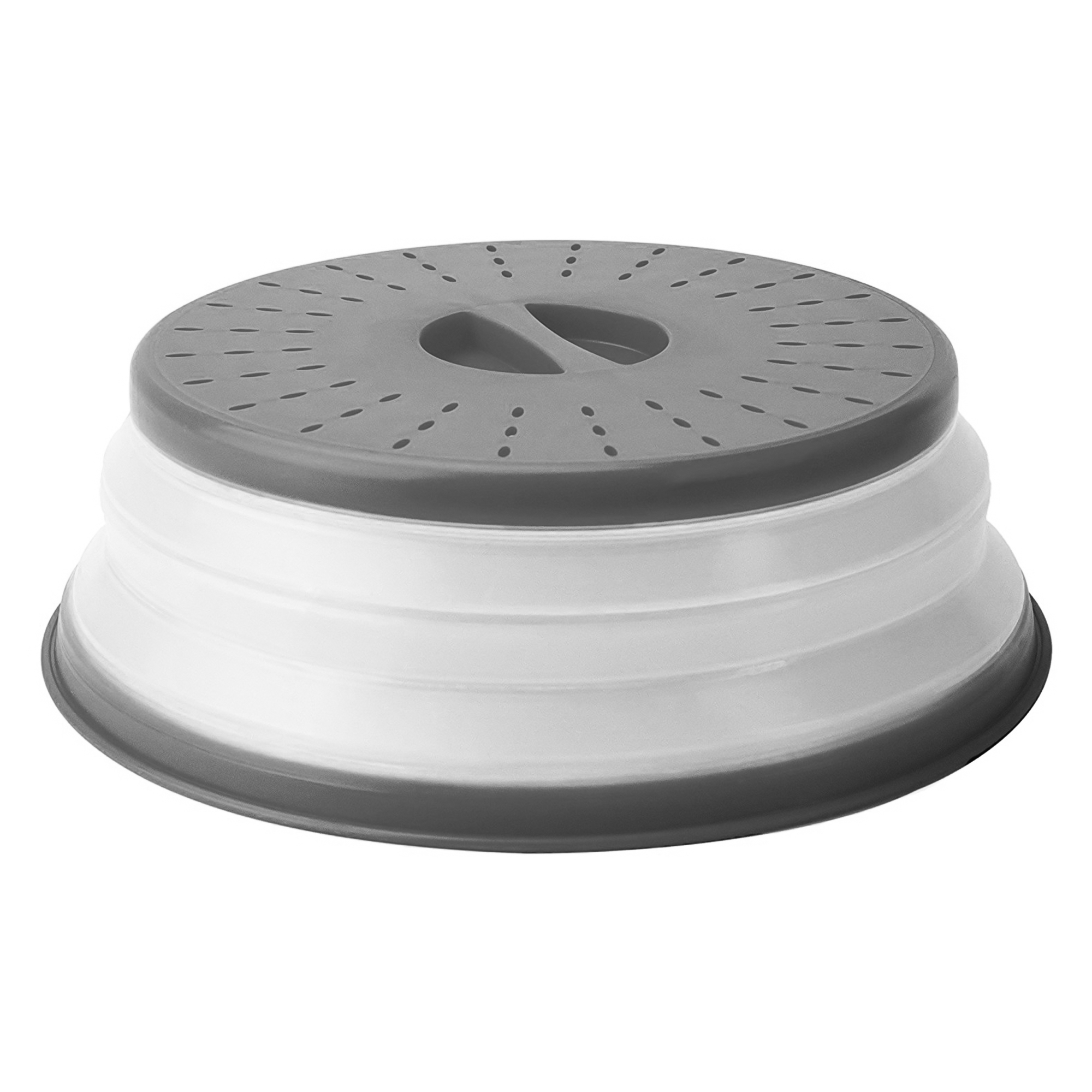 2 Microwave Plate Cover Lid 10" Plastic Safe Dish Splatter Topper Vent ...