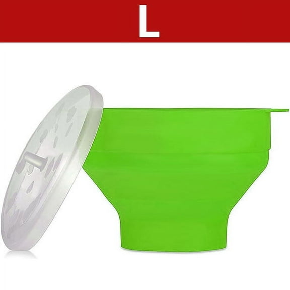 Popco Silicone Microwave Popcorn Popper with Lid - Quick Kernel Maker ...