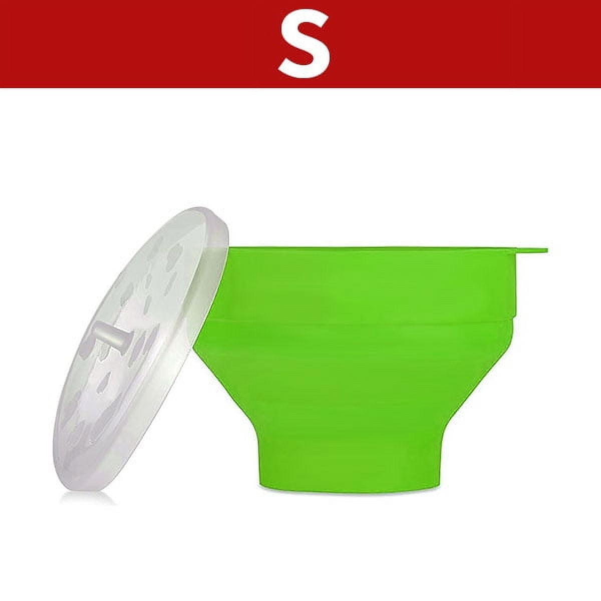 Silicone Microwave Popcorn Popper BPA Free Collapsible Popcorn Bowl ...