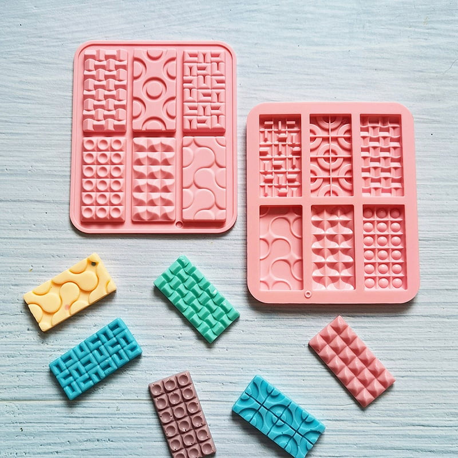 Silicone Mini Rectangular Chocolate Mold Ice Plate Mousse Cake ...
