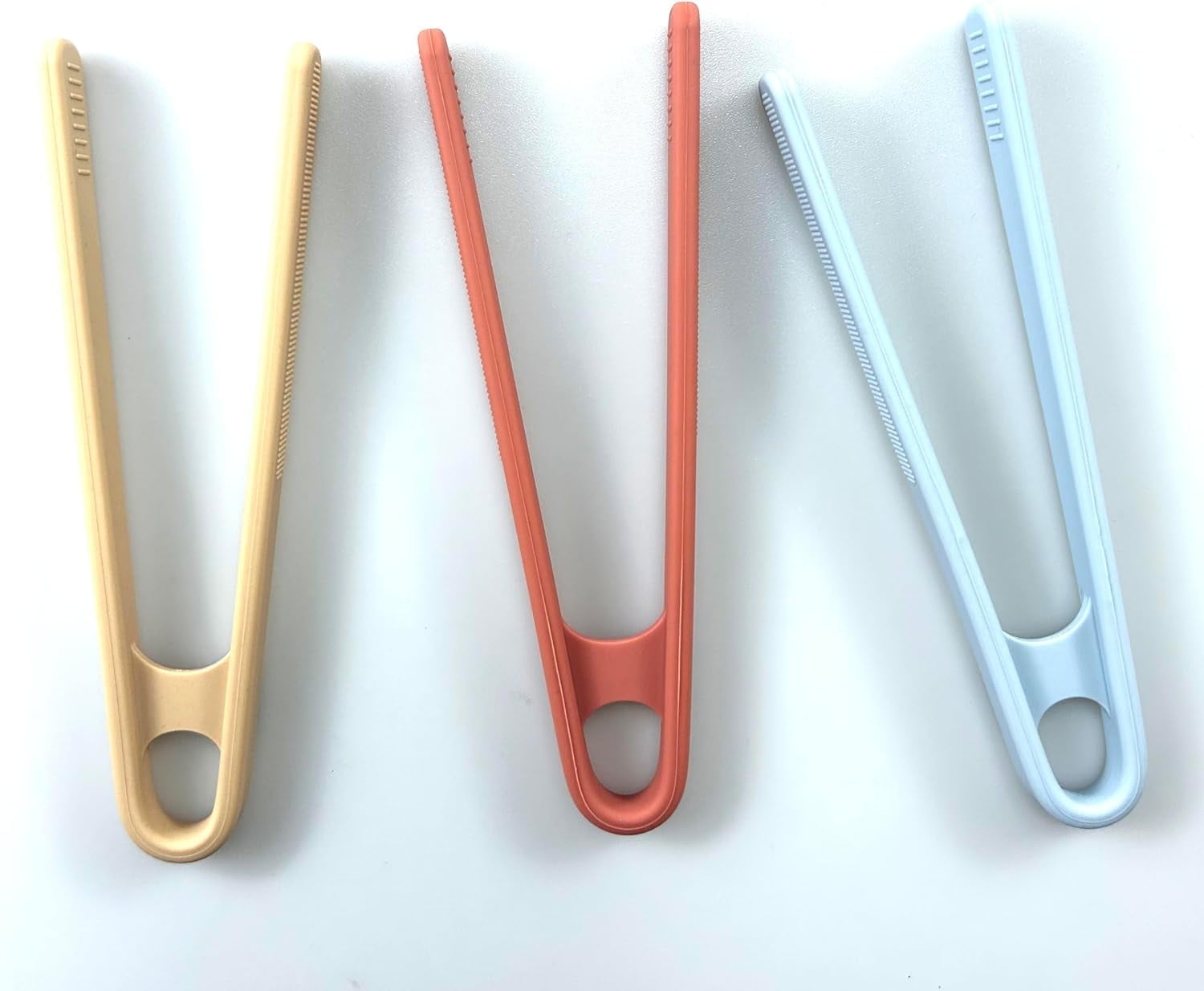 Silicone Mini Tongs 3 Pack – Colorful Small Silicone Tongs for Kitchen ...